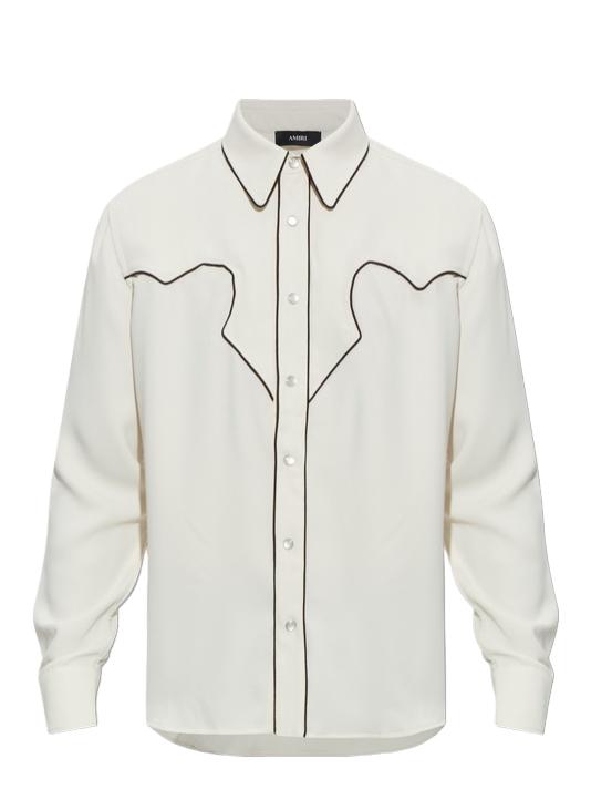 AMIRI Amiri Contrast Piped Western Shirt
